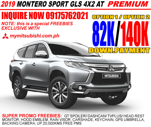 Montero Sport Premium Colors